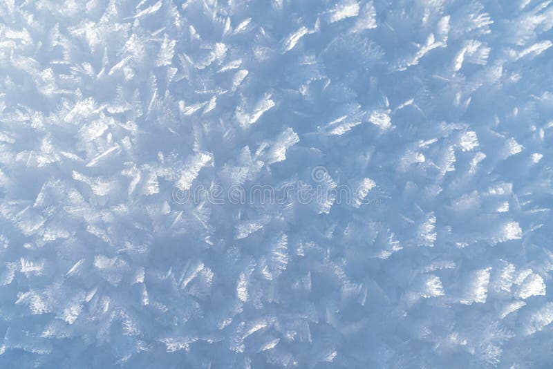 Snow Crust Top View Winter High Definition White Background Stock Photo ...