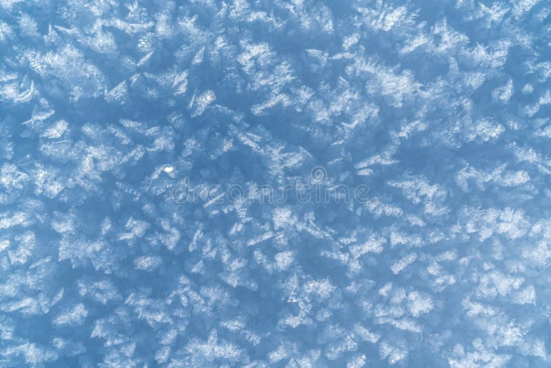 Snow Crust Top View Winter High Definition White Background Stock Photo ...