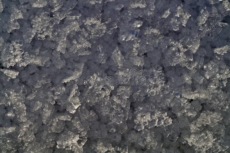 Snow Crystals Macro, Shallow Depth of Field, Suitable for Header or ...