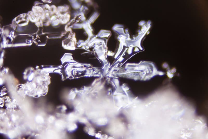 Snow Crystals stock image. Image of esthetik, detail - 43435601
