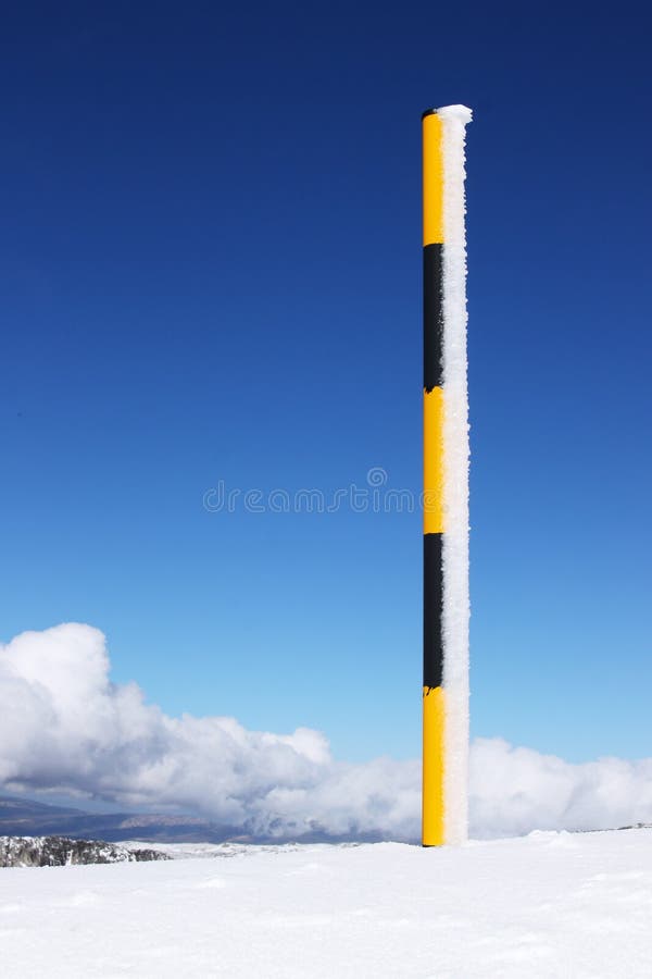 Snow danger sign stock photo. Image of dangerous, drift - 39531930