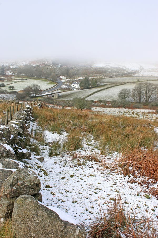 Dartmoor, Devon, in the Winter Stock Image - Image of cloud, dartmoor ...