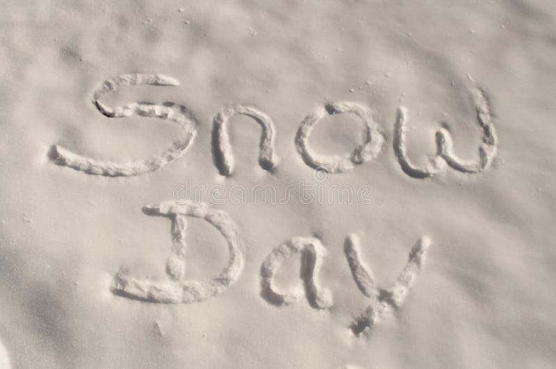 Word Spring? Scribbled in Snow Stock Photo - Image of winter, question ...