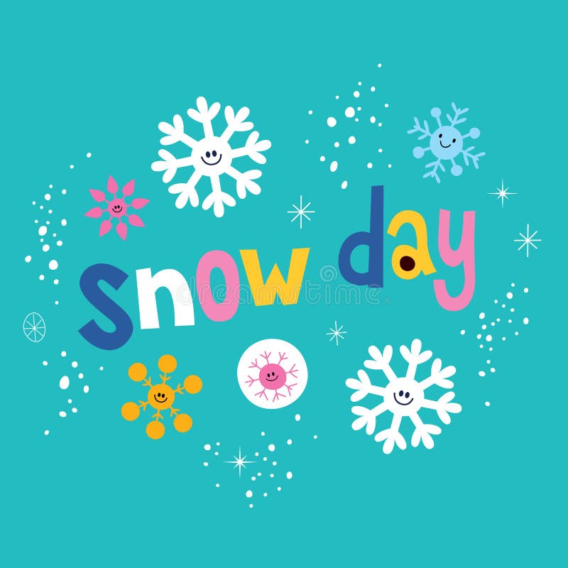 Snow day stock vector. Illustration of celebrate, sparkle - 46944809