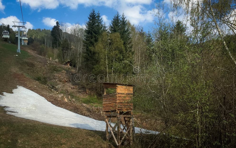 Snow Disappearing in Austrian Alps Stock Image - Image of meadow ...