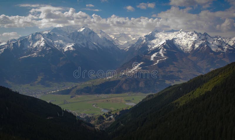 Snow Disappearing in Austrian Alps Stock Photo - Image of rock, alps ...