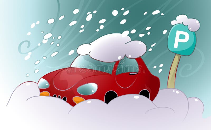 Snow Drift stock vector. Illustration of risk, cold, traffic - 11704003