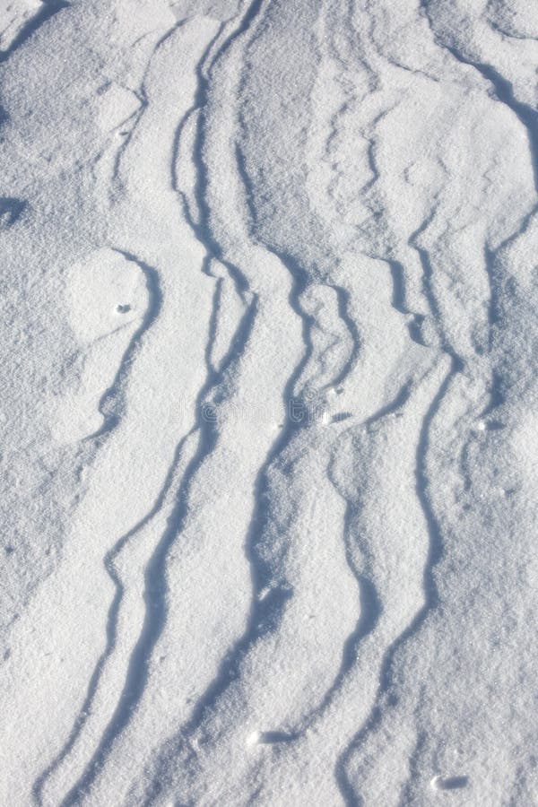 Snow Drift Patterns As Background Stock Image - Image of back ...