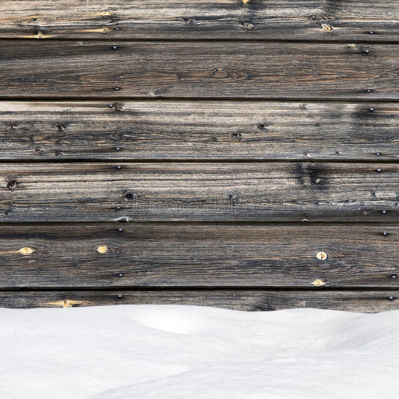 Snow drift on wood boards stock image. Image of frost - 48109803