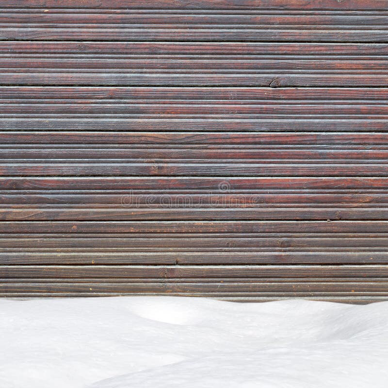 Snow drift on wood boards stock image. Image of frost - 48109803