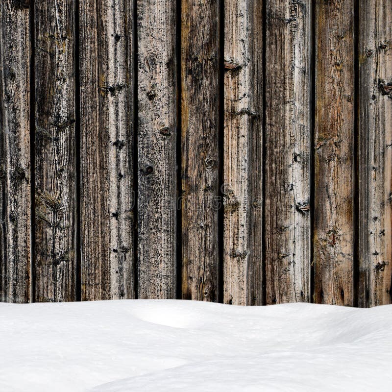 Snow drift on wood boards stock photo. Image of drift - 48109792