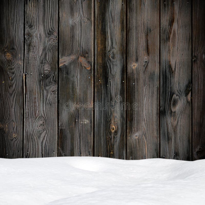 Snow drift on wood boards stock image. Image of snowflakes - 48110053