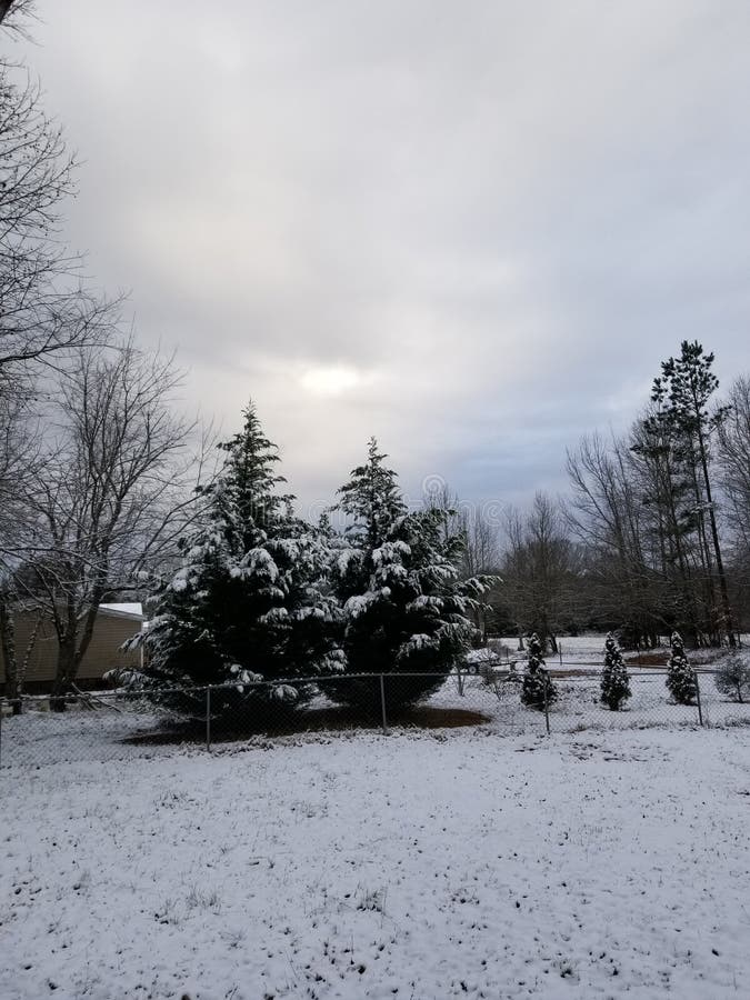 Snow stock image. Image of snow, early, beautiful, morning - 111240951