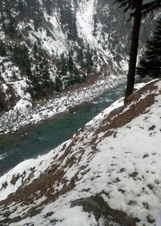 Snow Fall Kalam Pakistan 2021 Stock Photo - Image of enfirst, geology ...