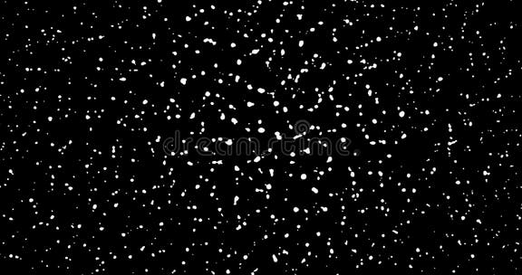 Snow Falling on Black Background Stock Illustration - Illustration of ...