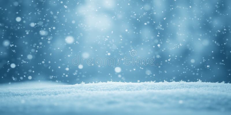 Snow Falling on a Crisp Winter Day Stock Illustration - Illustration of ...