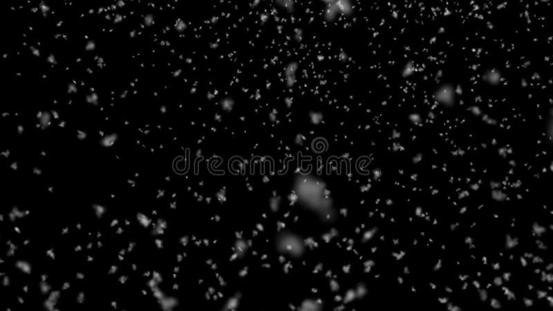 Snow Aerial Falling Down Thick - Seamless Loop -Alpha Channel Stock ...