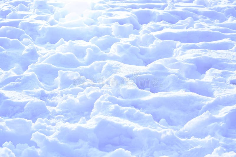 Texture of Snow Falling on Ground and Black Sand in Winter at Hokkaido ...