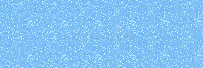 Snow Falling Repeated Texture. Winter Seamless Pattern. Vector ...