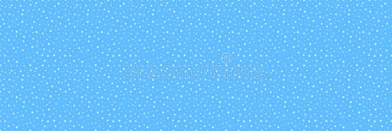 Snow Falling Seamless Pattern. Winter Repeat Texture. Snowflakes ...