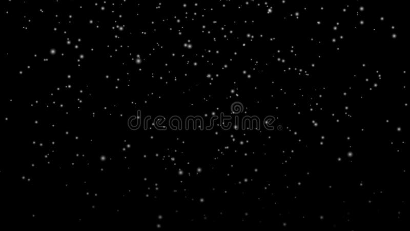 Snow Falling with Wind Animation. Seamless Loop Motion with Alpha ...