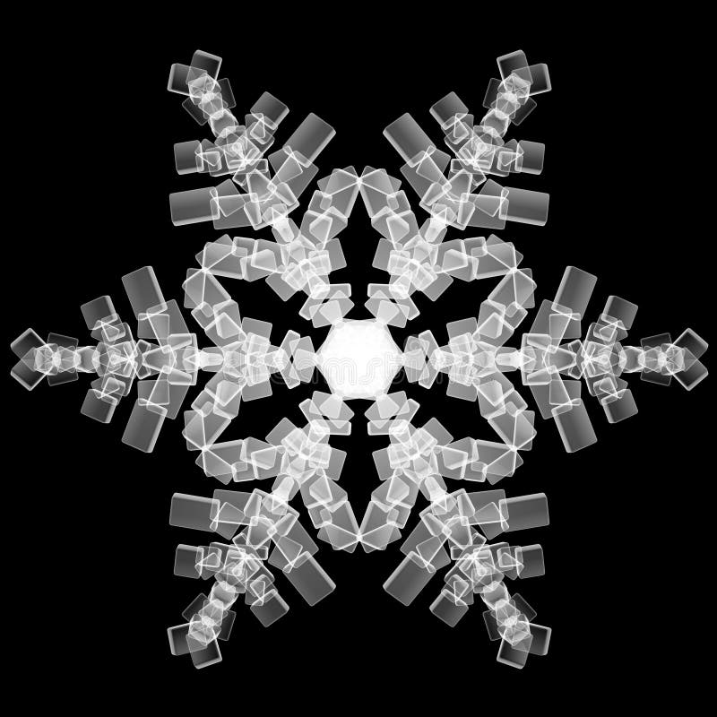 Snow Flake stock photo. Image of season, digital, seasonal - 3649136