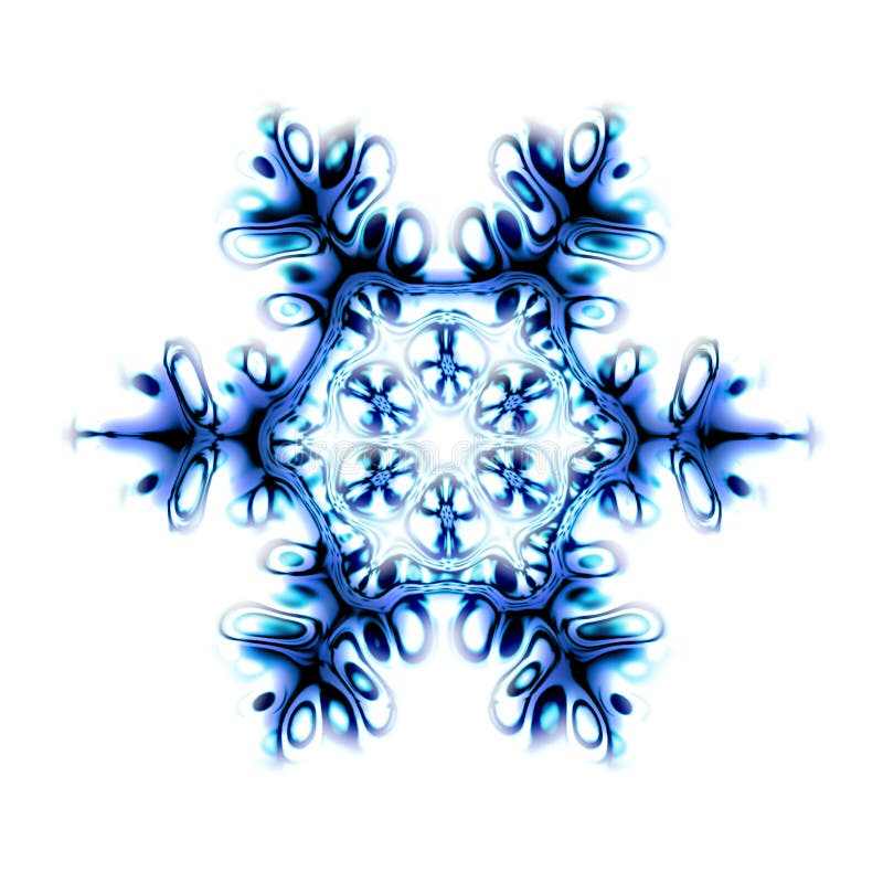 Snow flake stock illustration. Illustration of stylized - 1067505