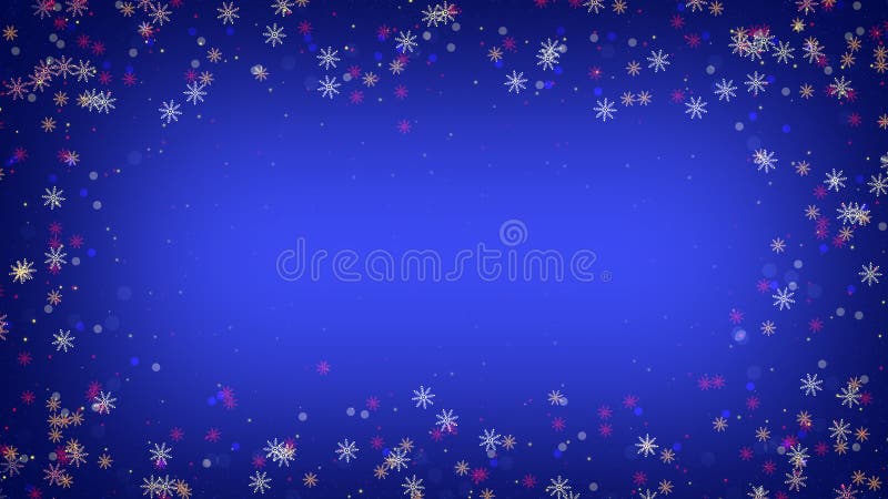 Snow Flake Frame Image for Christmas and Winter Holidays Stock Image ...
