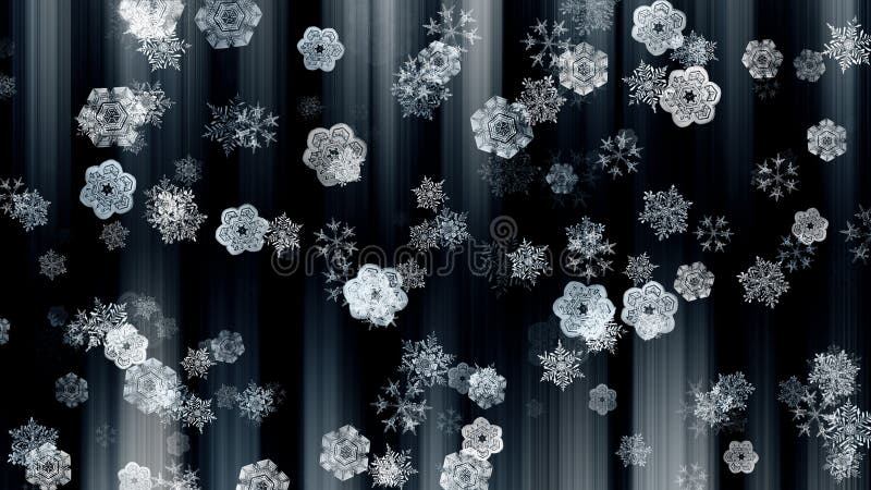 Snow Flakes Abstract Backgrounds Stock Illustration - Illustration of ...