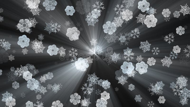 Snow Flakes Abstract Backgrounds Stock Illustration - Illustration of ...