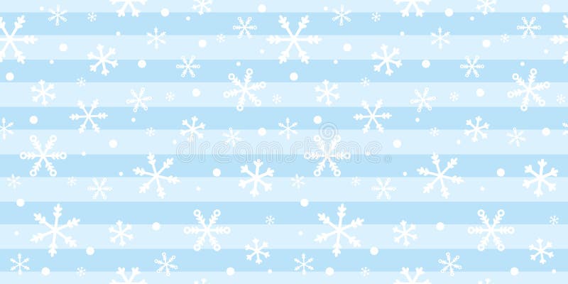 Snow Flakes Seamless Repeat Pattern Vector Background Stock Vector ...