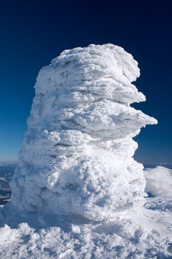 Snow formation stock image. Image of outdoor, alluvium - 4071767