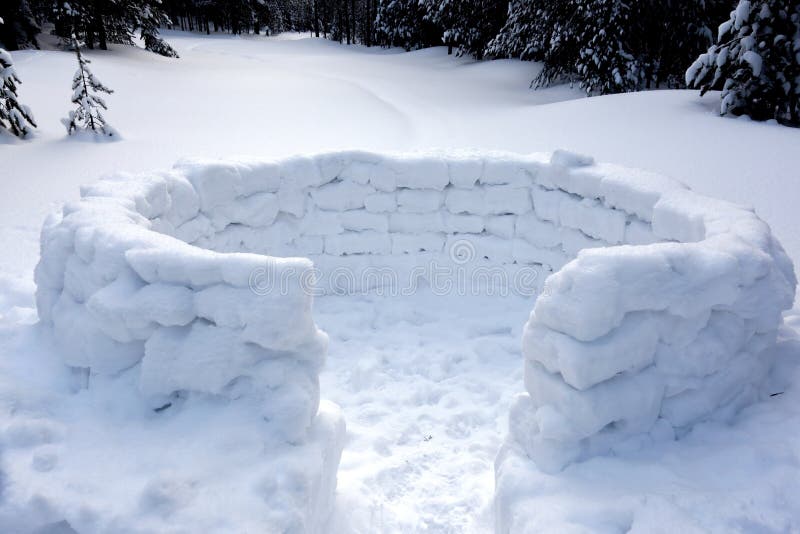 Snow fort stock photo. Image of weather, cool, build - 29142138