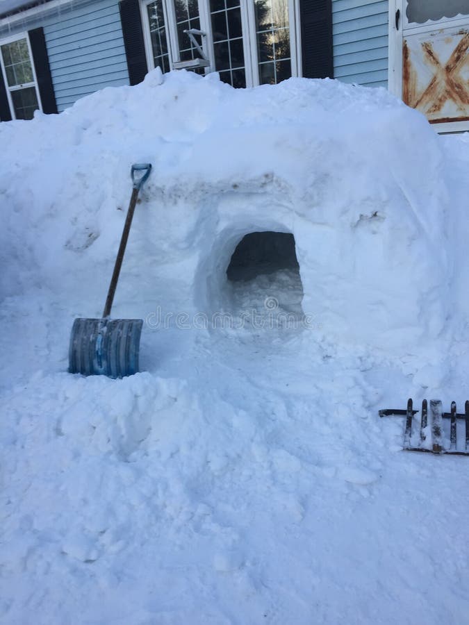 Snow fort stock photo. Image of weather, cool, build - 29142138