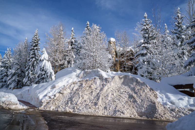 Snowing in Salt Lake City, Utah, US Stock Photo - Image of frosty ...