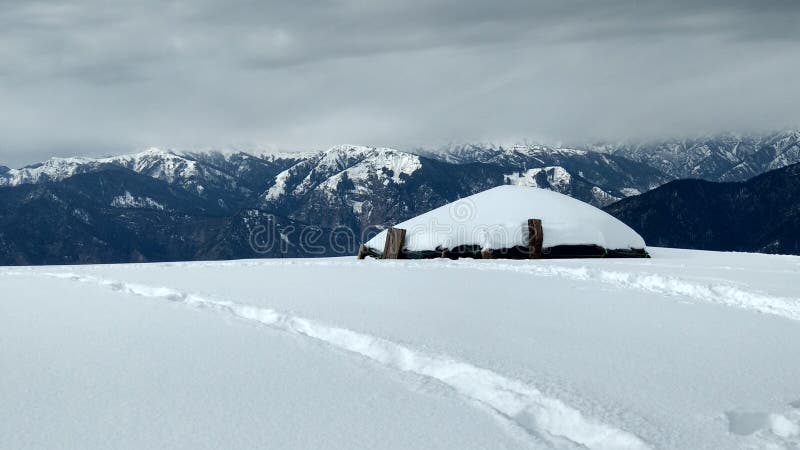 Snow Snow Full Covered with Snow Stock Image - Image of skiing, full ...