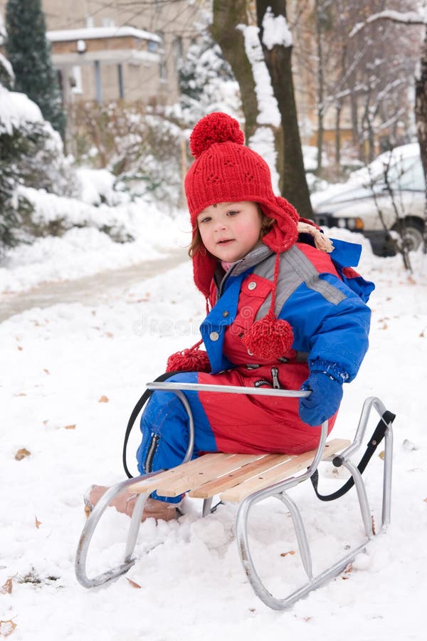 Snow fun stock photo. Image of preschooler, outdoors, childhood - 3661694