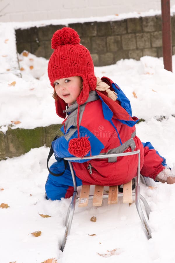 Snow fun stock image. Image of happiness, children, january - 3661819