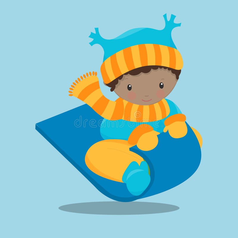 Snow Fun Boys Having Fun 05 Stock Vector - Illustration of cartoon ...