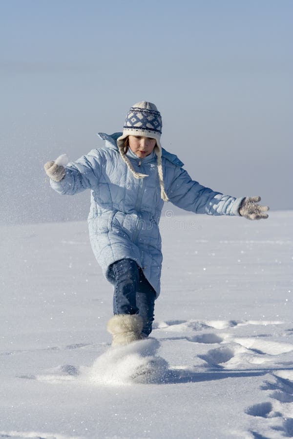 Snow games stock image. Image of frozen, blowing, cold - 852075