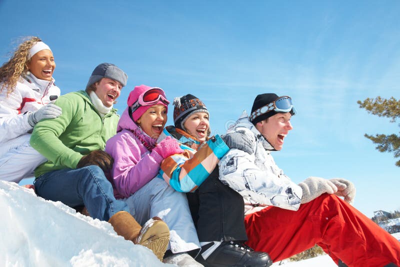 Snow games stock image. Image of activities, nature, healthy - 21112445