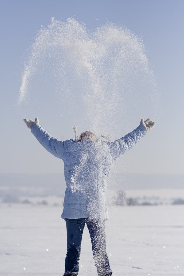 Snow games stock image. Image of frozen, blowing, cold - 852075