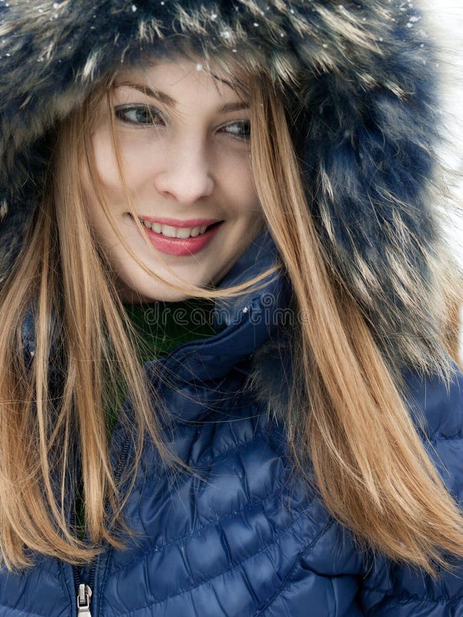 Snow girl stock photo. Image of christmas, model, girl - 16687540