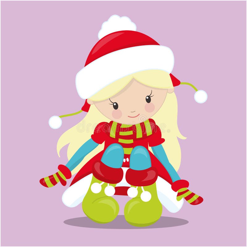 Snow girls 09 stock vector. Illustration of vector, girls - 198990996