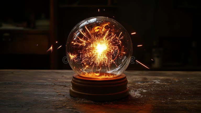 A Snow Globe of Sparkling Magic, Complete with Shimmering Lights and ...