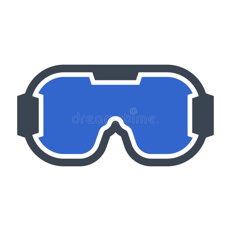 Snow goggles icon stock vector. Illustration of icon - 262571372