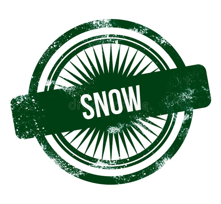 Snow - green grunge stamp stock illustration. Illustration of concept ...