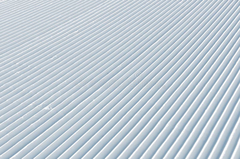 Snow groomer tracks stock image. Image of groomer, field - 23447345