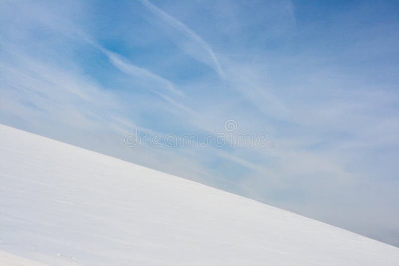 Snow hill stock image. Image of snow, cold, environment - 18331017
