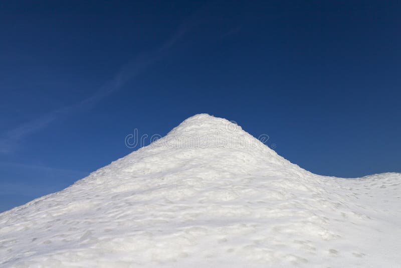 Snow hill. stock photo. Image of frost, beauty, north - 37852948